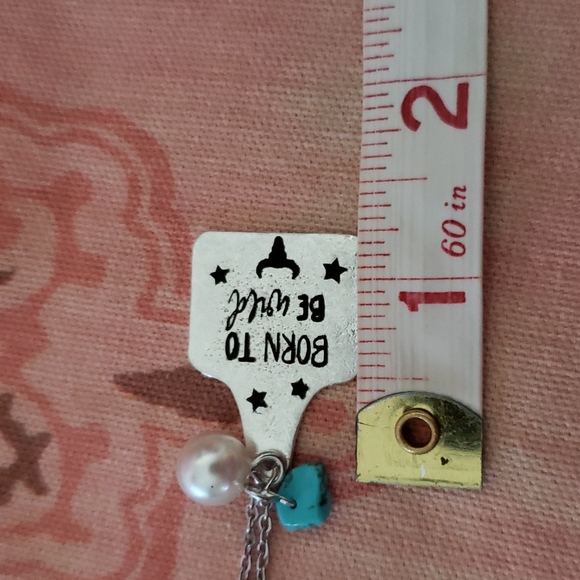 Jewelry | Cowgirl Necklace Pearl Turquoise Cow Tag Animal Tag Cattle ...